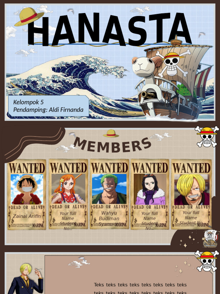 TEMPLATE PPT (One Piece) | PDF