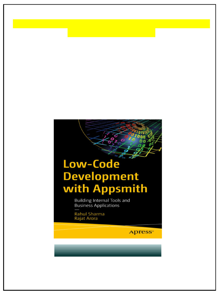 Low-Code Development with Appsmith 1st Edition Rahul Sharma available instanly | PDF ...