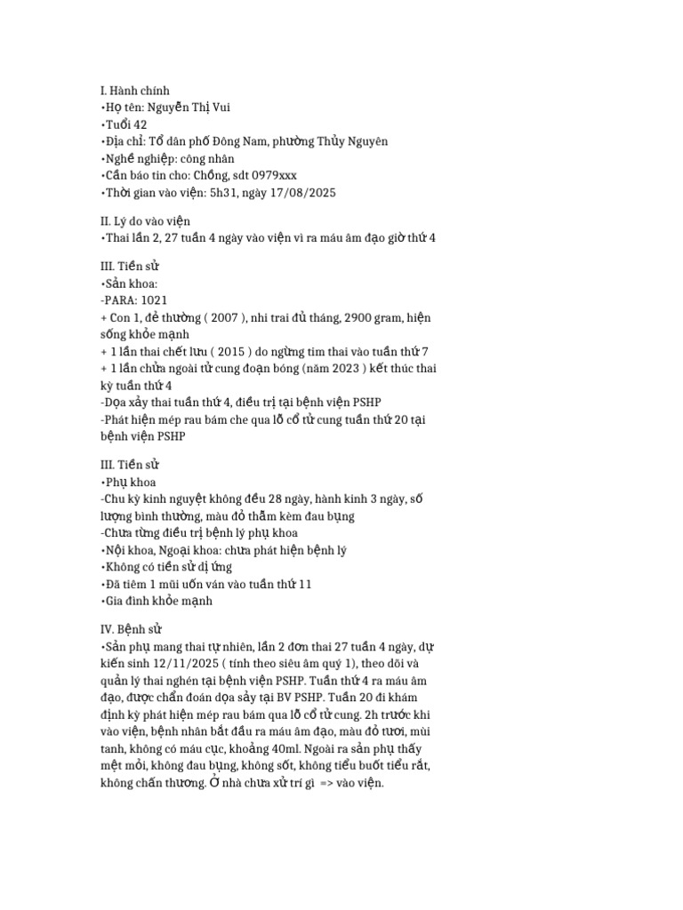 Benh An Giao Ban | PDF
