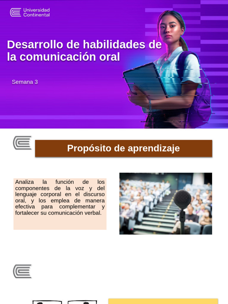 S3 Desarrollo de Habilidades de Comunicación Oral | PDF | Comunicación | Expresión facial