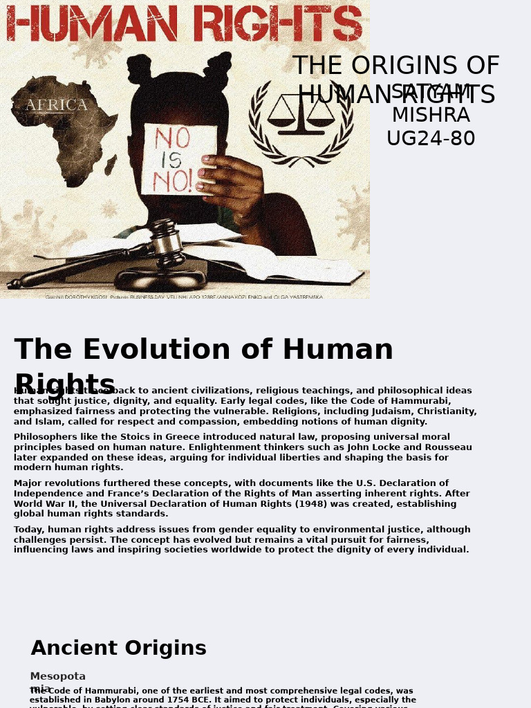 The Evolution of Human Rights | PDF | Human Rights | Justice