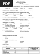 3rd Summative Test in Math 6 Q3 | PDF