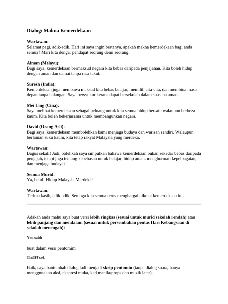 Dialog Tie | PDF