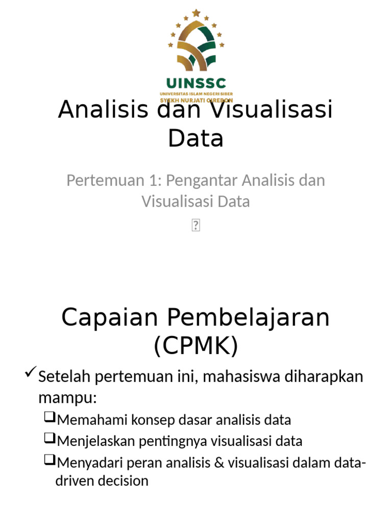 Pentingnya Analisis dan Visualisasi Data | PDF
