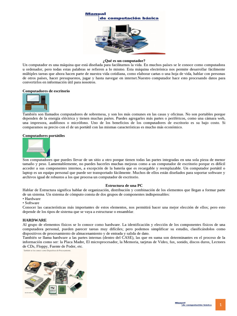 Computación Básica 3 | PDF | Red de computadoras | Hardware de la ...