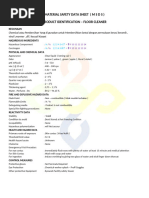 MSDS for Aquadest by PT. Smart-Lab | PDF | Science & Mathematics