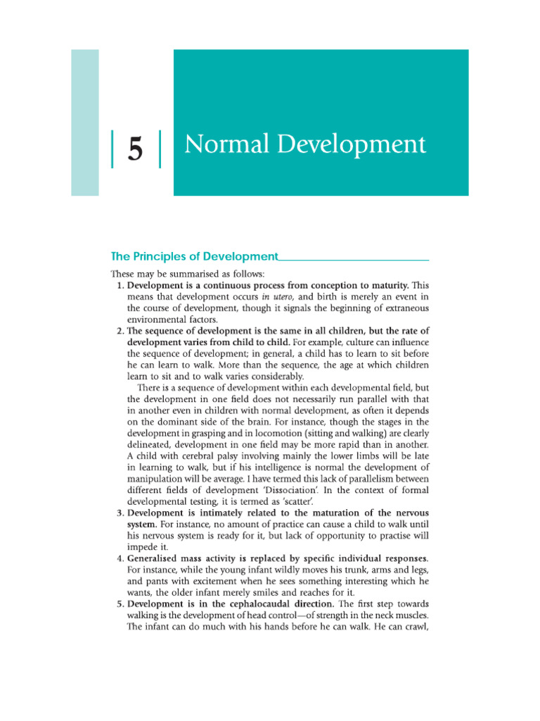 Principles of Development | PDF