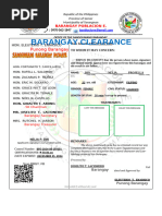 Barangay Official Record 2025 | PDF