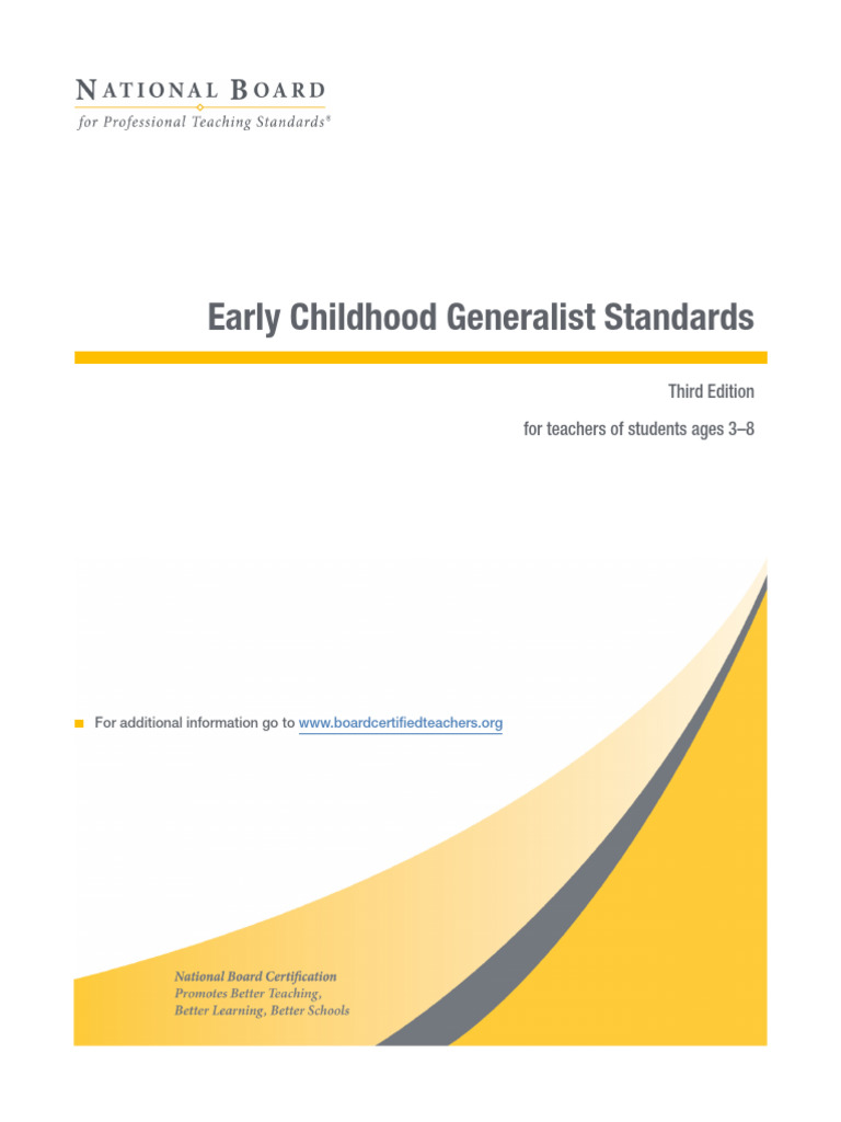 Ec Gen | PDF | Teachers | Early Childhood Education