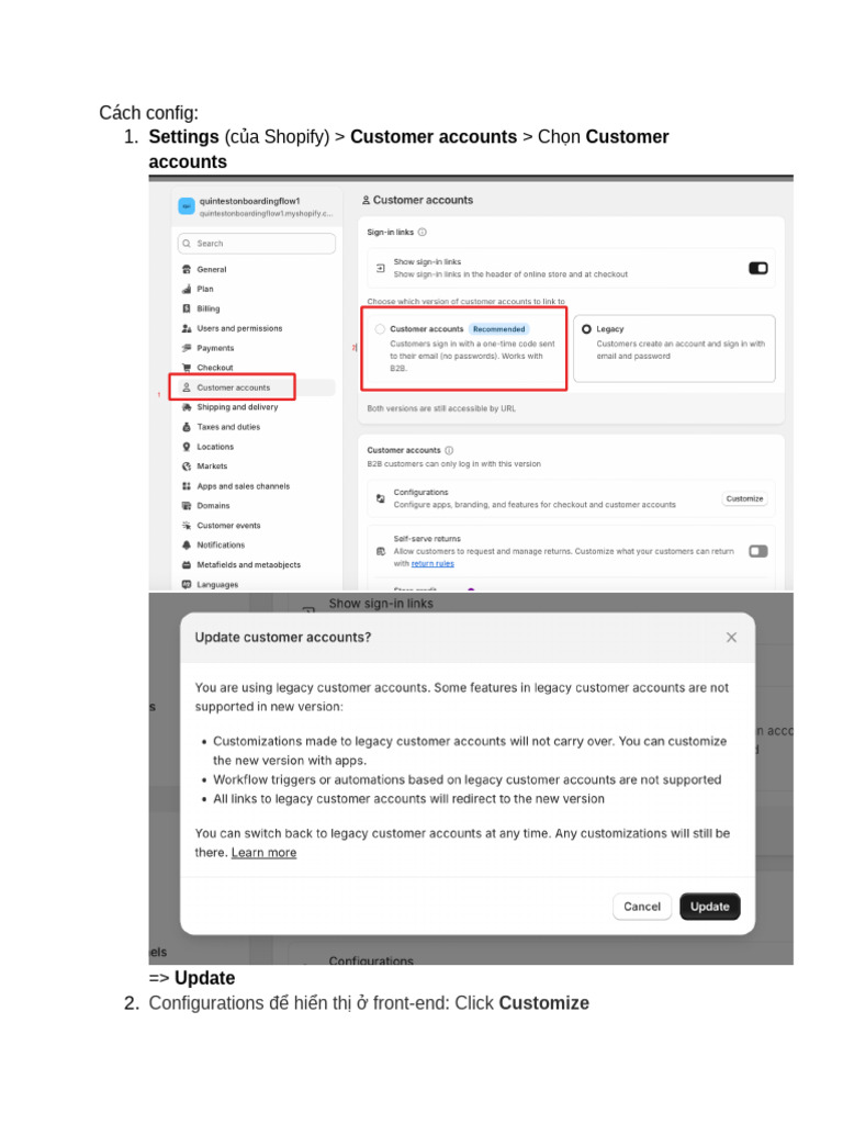 Customer UI | PDF