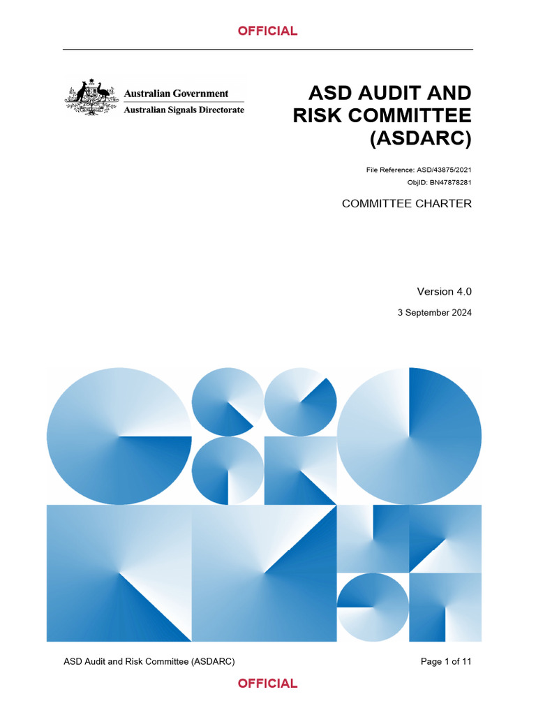 ASD Audit and Risk Committee Charter 2024 | PDF | Internal Audit ...