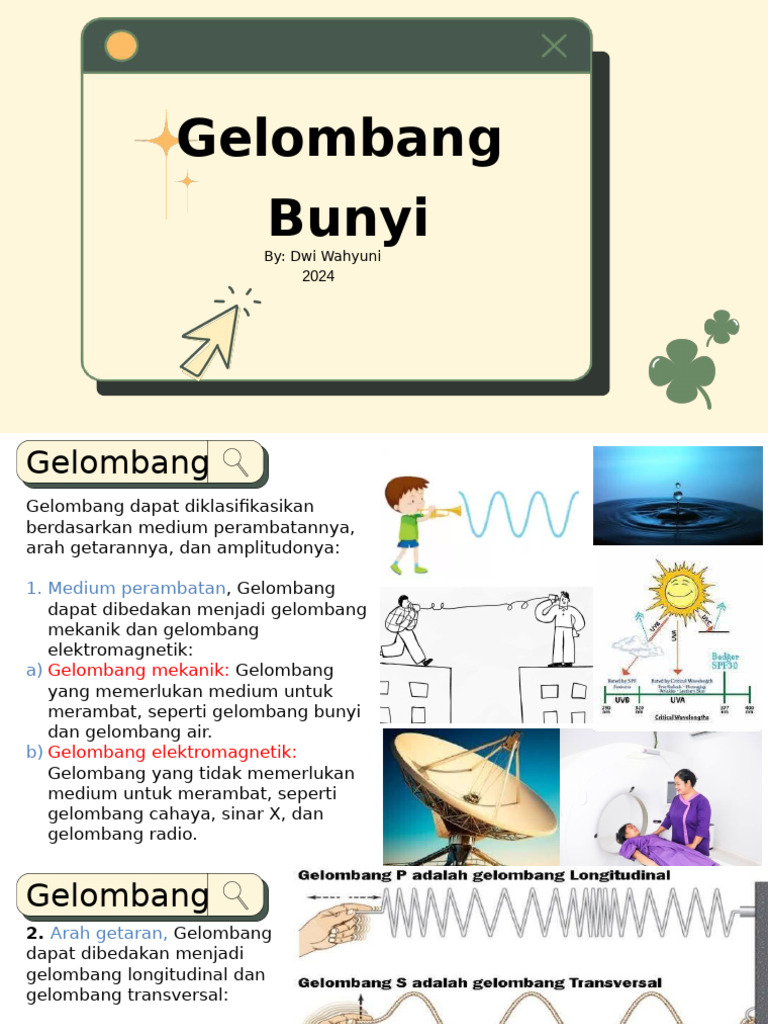 K8 Bunyi Dan Gelombang | PDF