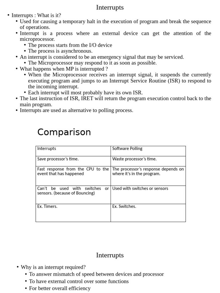 R23 - Unit-1!5!8085 and 8086 Interrupts | PDF | Central Processing Unit | Integrated Circuit