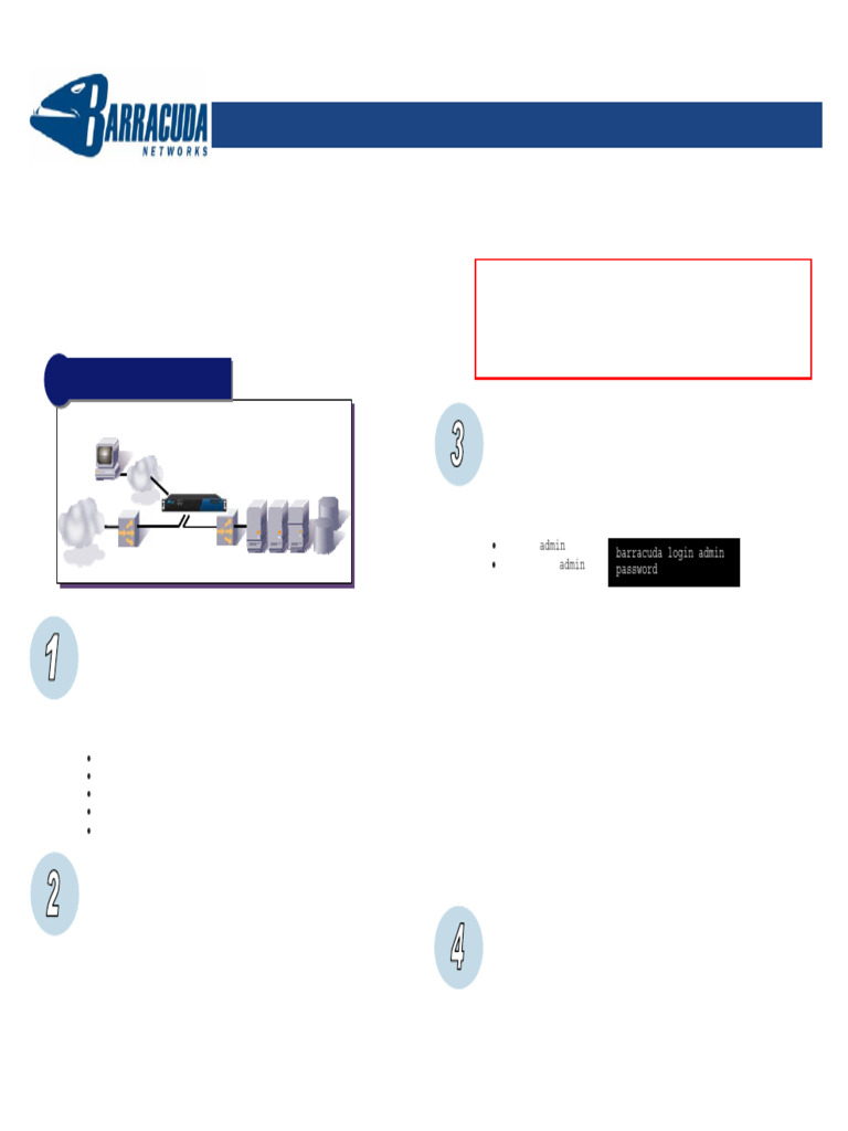 Barracuda Web App Firewall Setup Guide | PDF | Computer Network ...