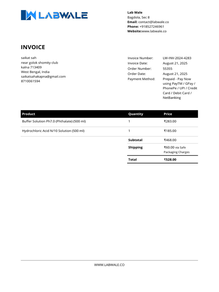 Invoice LW INV 2024 4283 | PDF