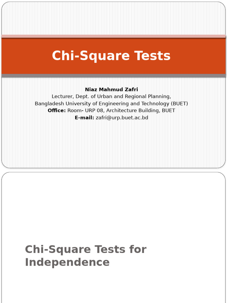 Topic 2 - Chi-Square Tests | PDF | Chi Squared Test | Chi Squared ...