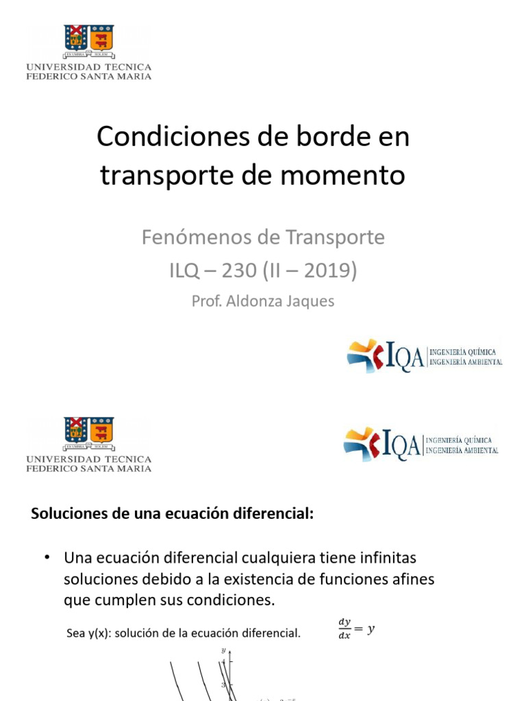 Condiciones de Borde en Transporte de Momento | PDF
