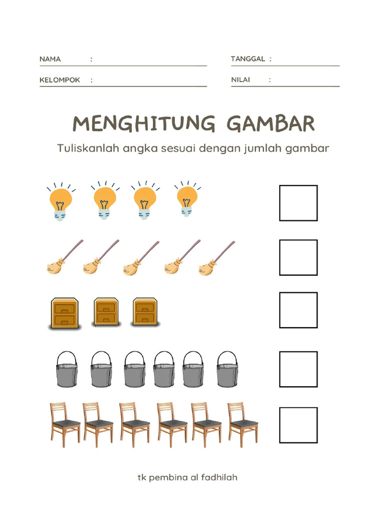 LK Tema Lingkungan Sub Tema Rumahku | PDF