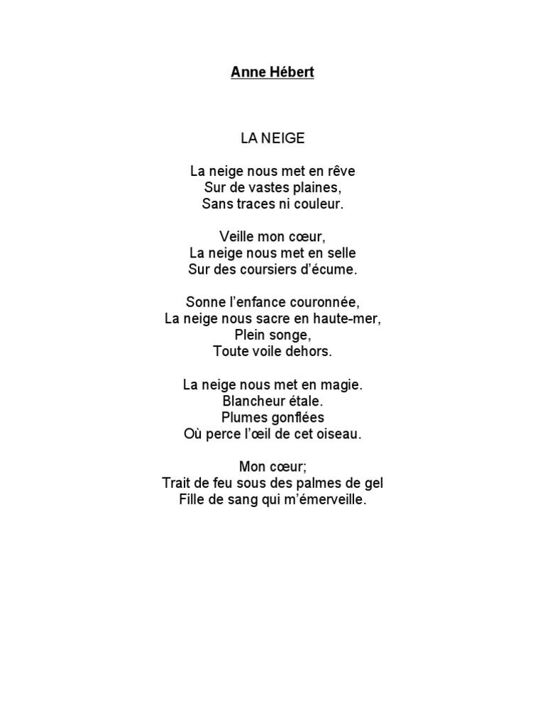 Anne Hébert | PDF