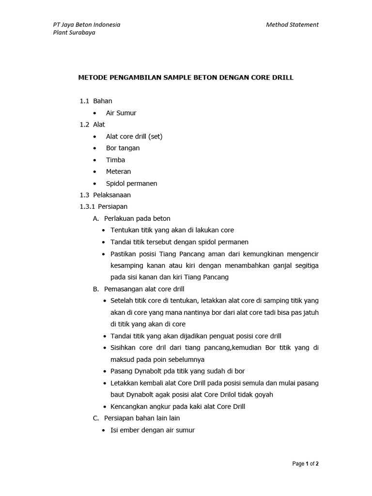METODE Corring | PDF