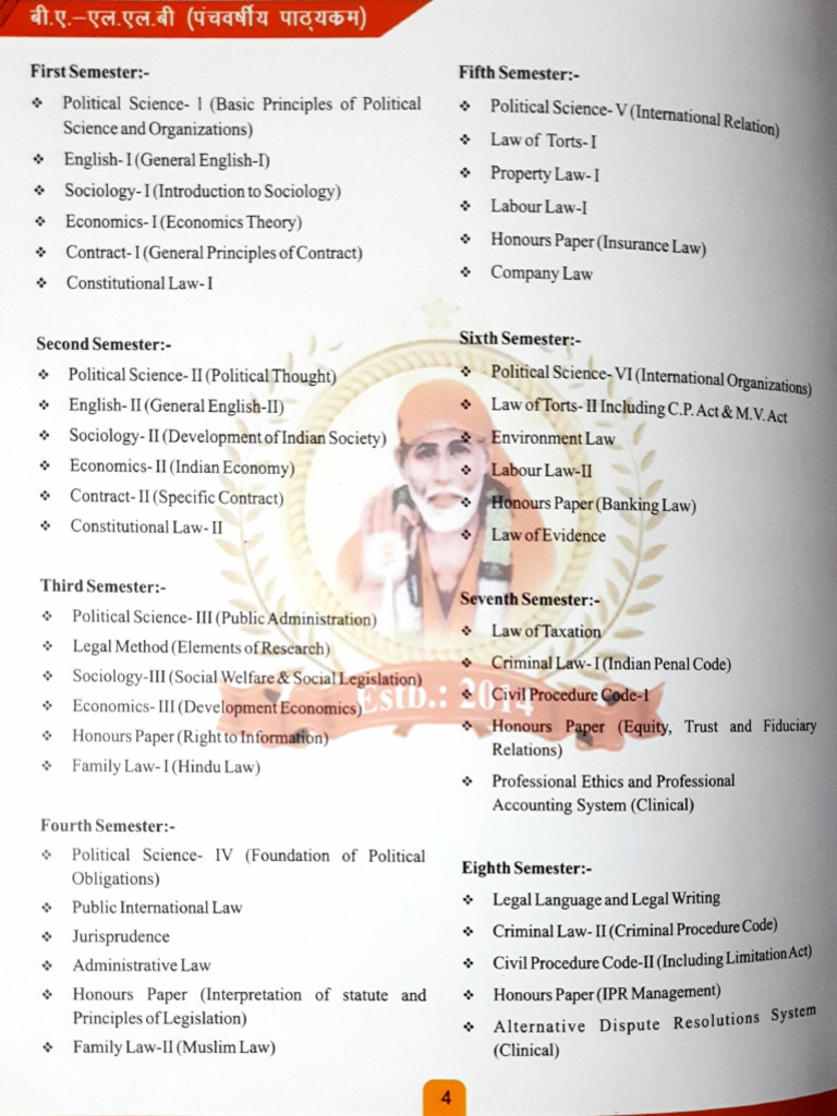 Ballb 5 Year Syllabus | PDF | Crimes | Crime & Violence