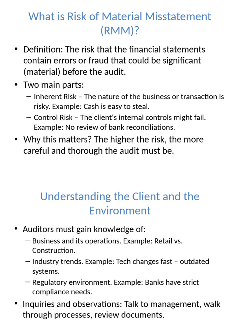 Chapter 8 RMM Summary | PDF