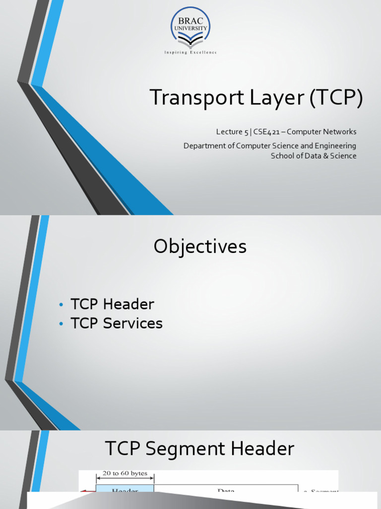 Understanding TCP Header and Functions | PDF | Transmission Control ...