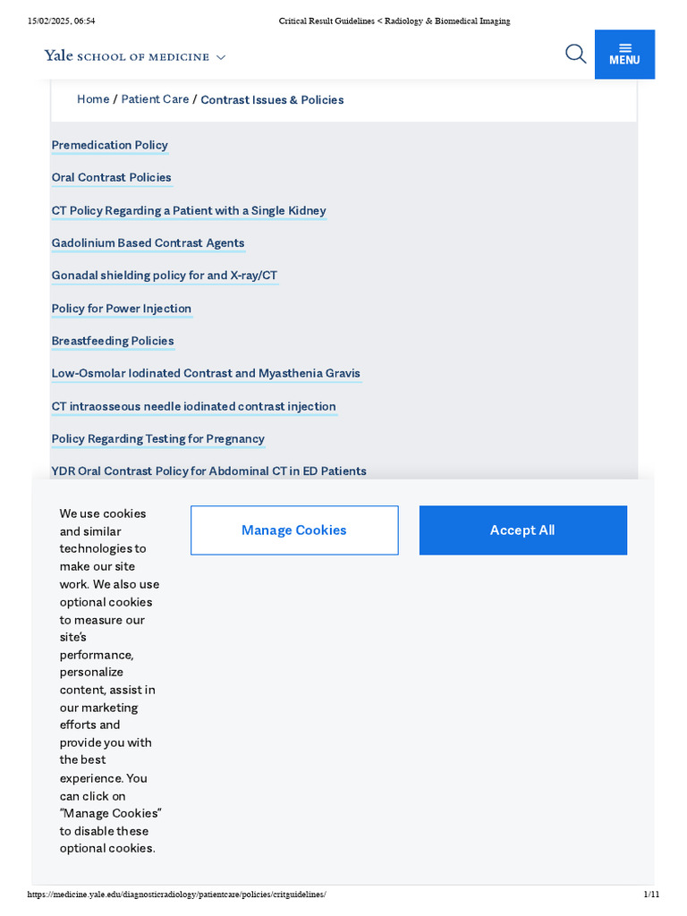 Radiology Critical Results Protocol | PDF | Signal Processing ...