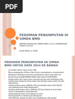 Tutorial Cara Kerja Simda BMD | PDF