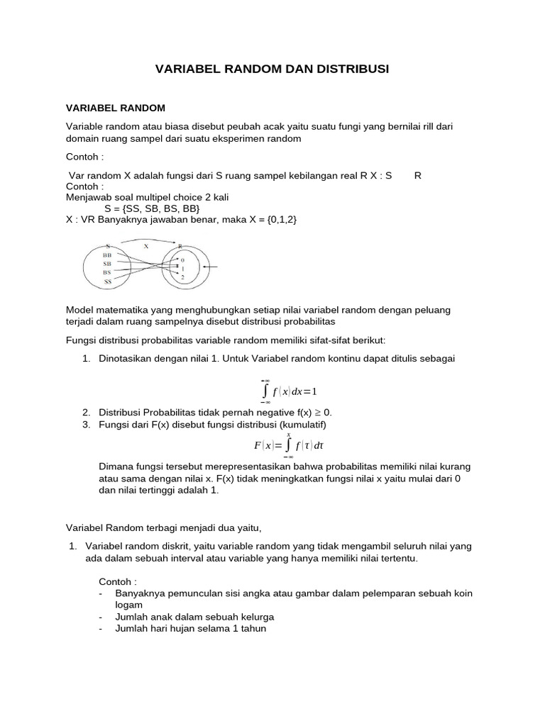 Tugas 2 Random Variables | PDF
