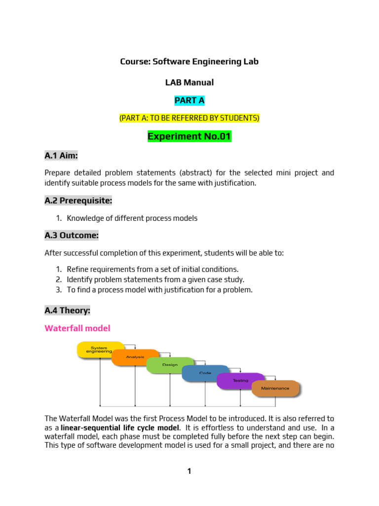 Software Engineering Process Models Guide | PDF | Agile Software ...