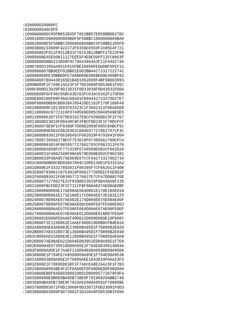 Hexadecimal Data Dump Analysis | PDF