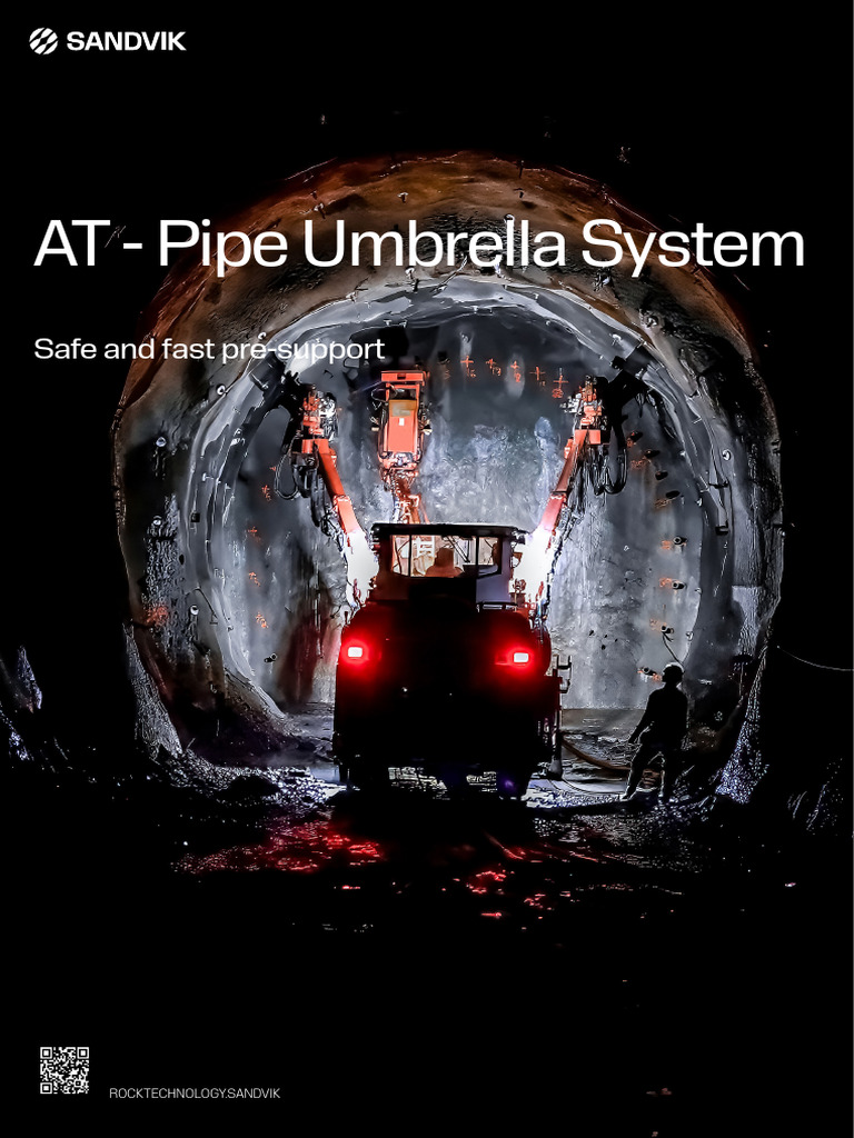 AT Pipe Umbrella System Overview | PDF | Pipe (Fluid Conveyance) | Drill