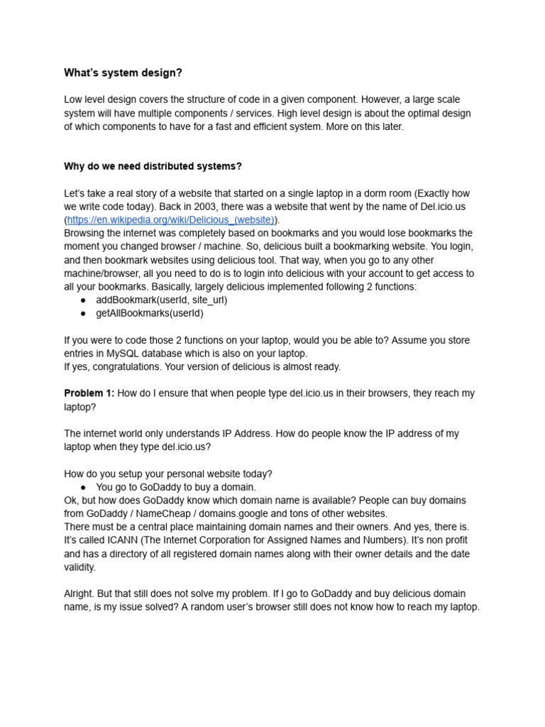 System Design 101 & Consistent Hashing | PDF | Domain Name | Domain Name System