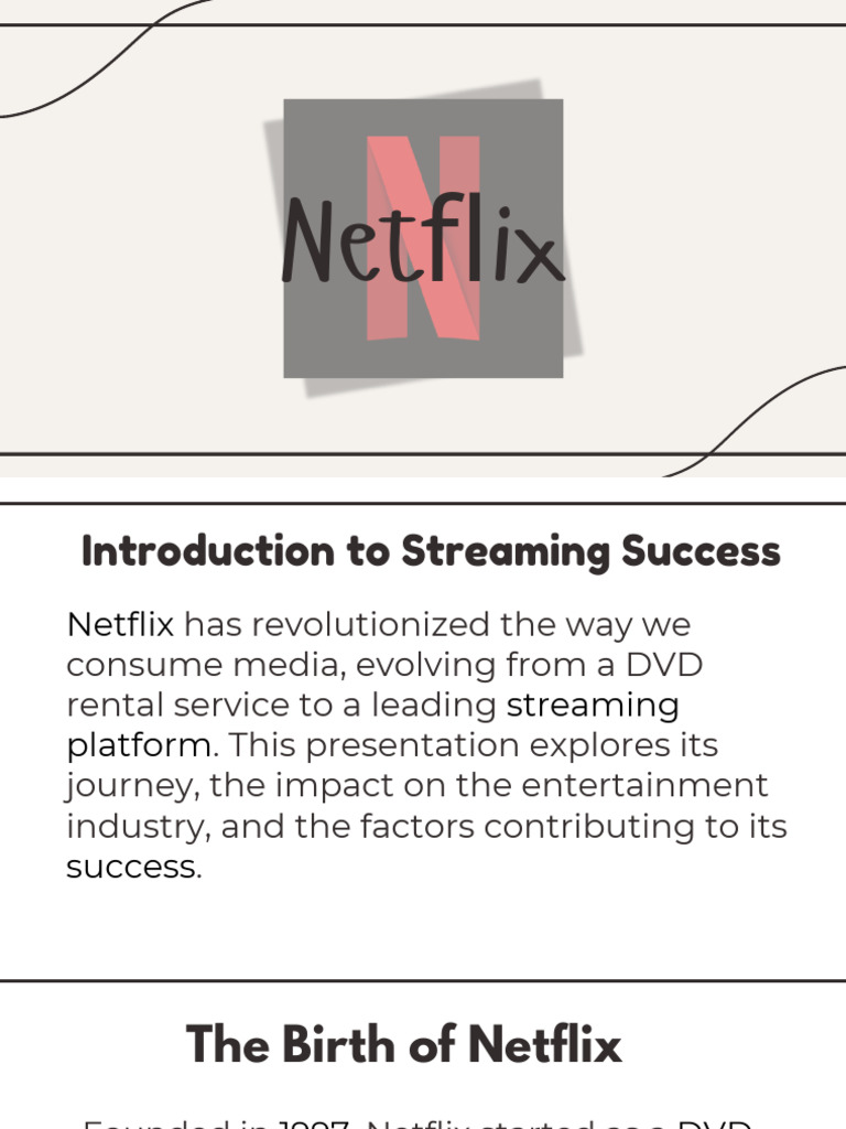 Slidesgo Streaming Success The Evolution and Impact of Netflix ...