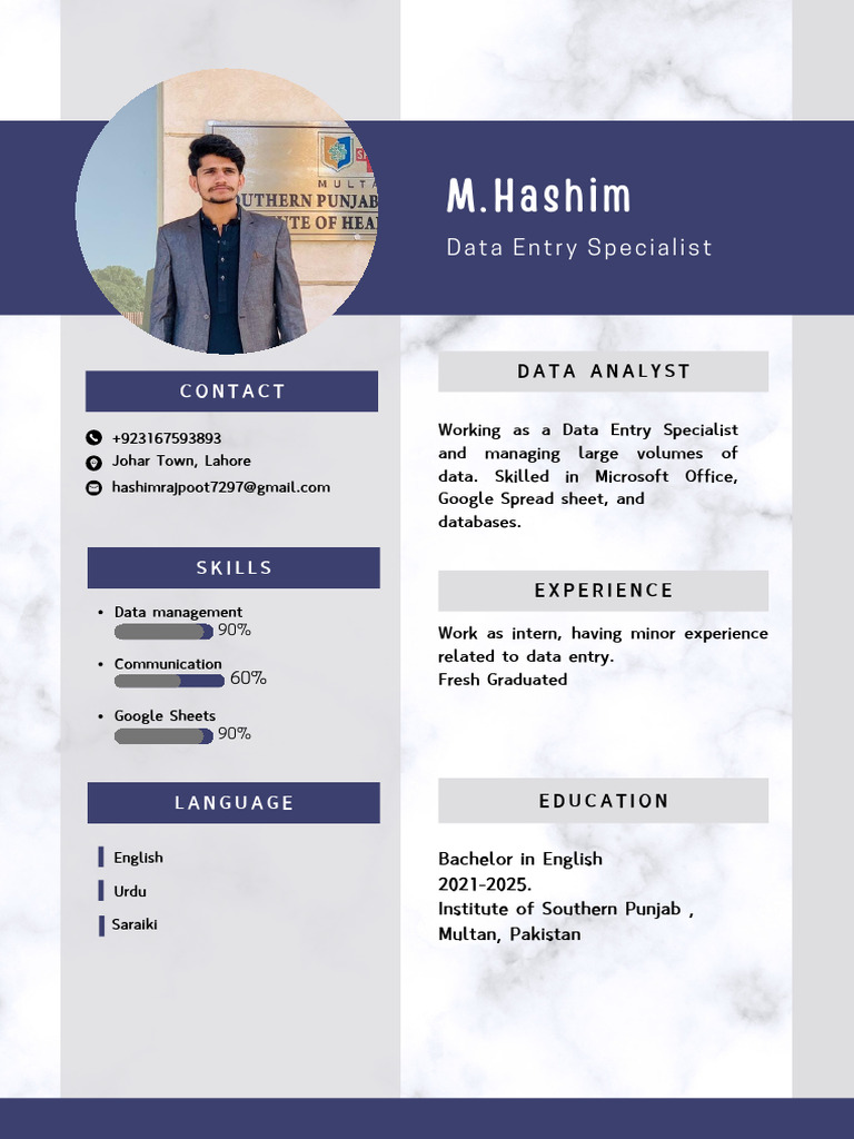 Hashim CV | PDF