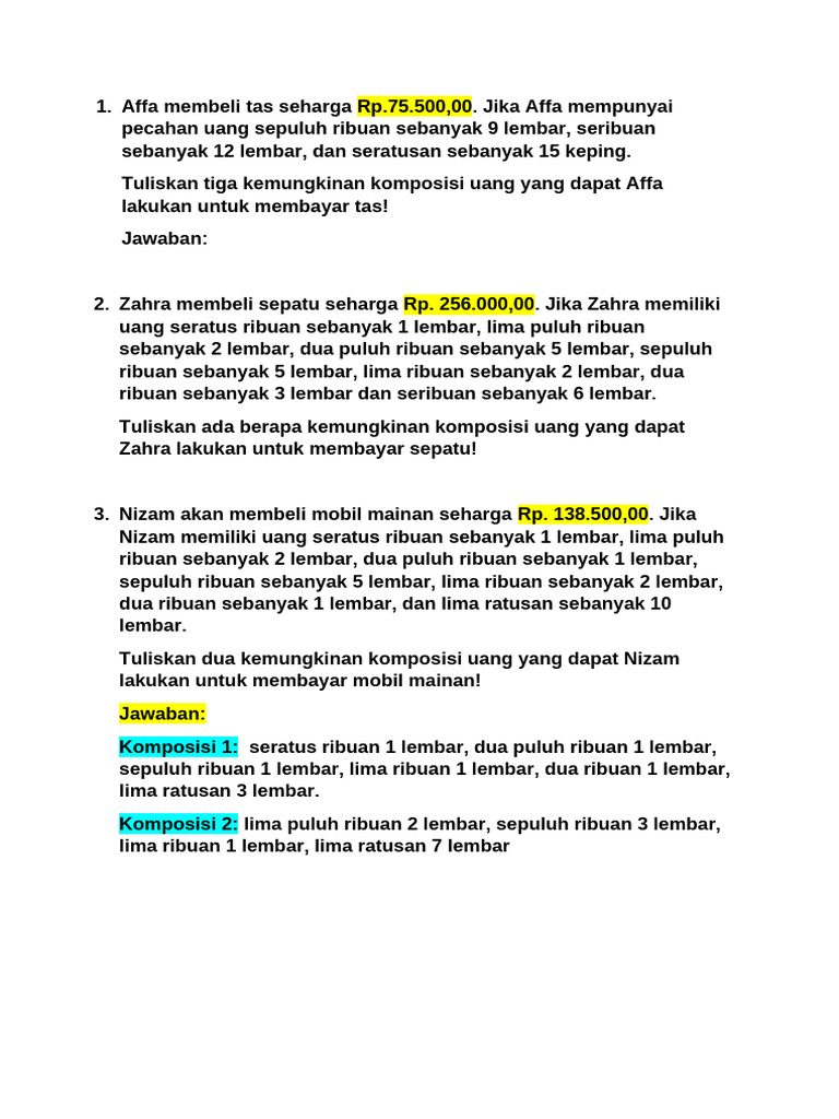 SOal Mat | PDF