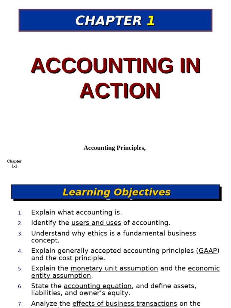 Kieso Acc Princples Ch01 Adapted Old Version | PDF | International ...