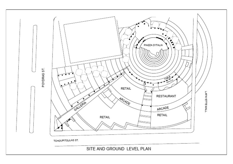 Piazza D' Italia Plan | PDF