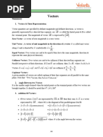 Vectors - Formula Sheet - 12th Hacker - CBSE 2025 | PDF | Euclidean ...