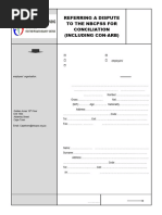 CCMA 7.11 Referral Form Conciliation | PDF | Labour Law | Employment