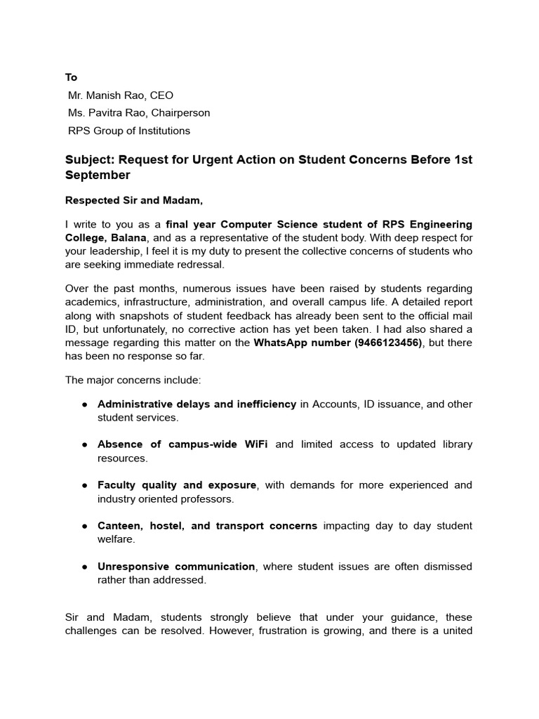 Letter Issues | PDF