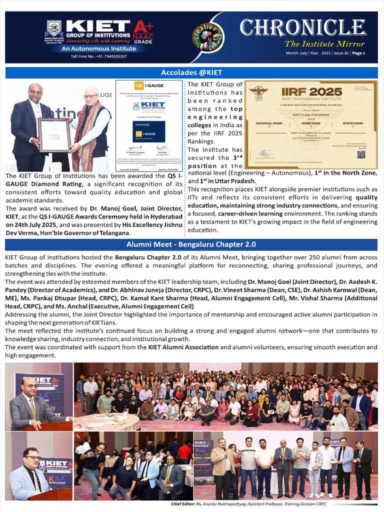 Chronicle Issue - 81 | PDF