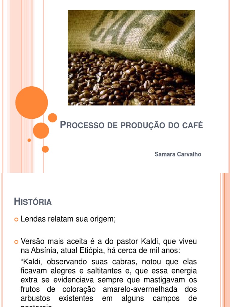 Processo de Produção do Café: Etapas e Tipos | PDF | Café | Ciências ...