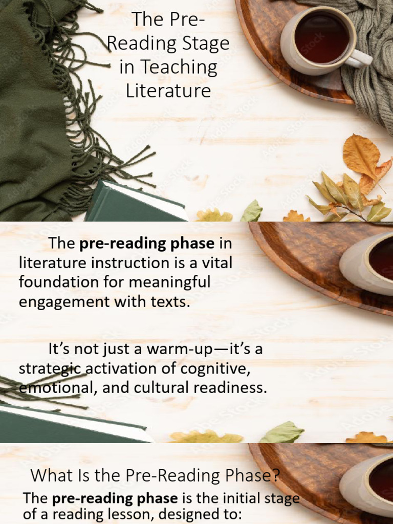 8 Pre Reading Strategies For Teaching Literature | PDF | Reading ...