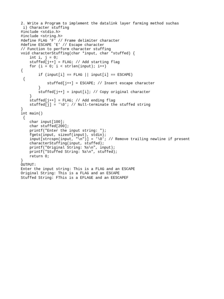 Character Stuffing | PDF