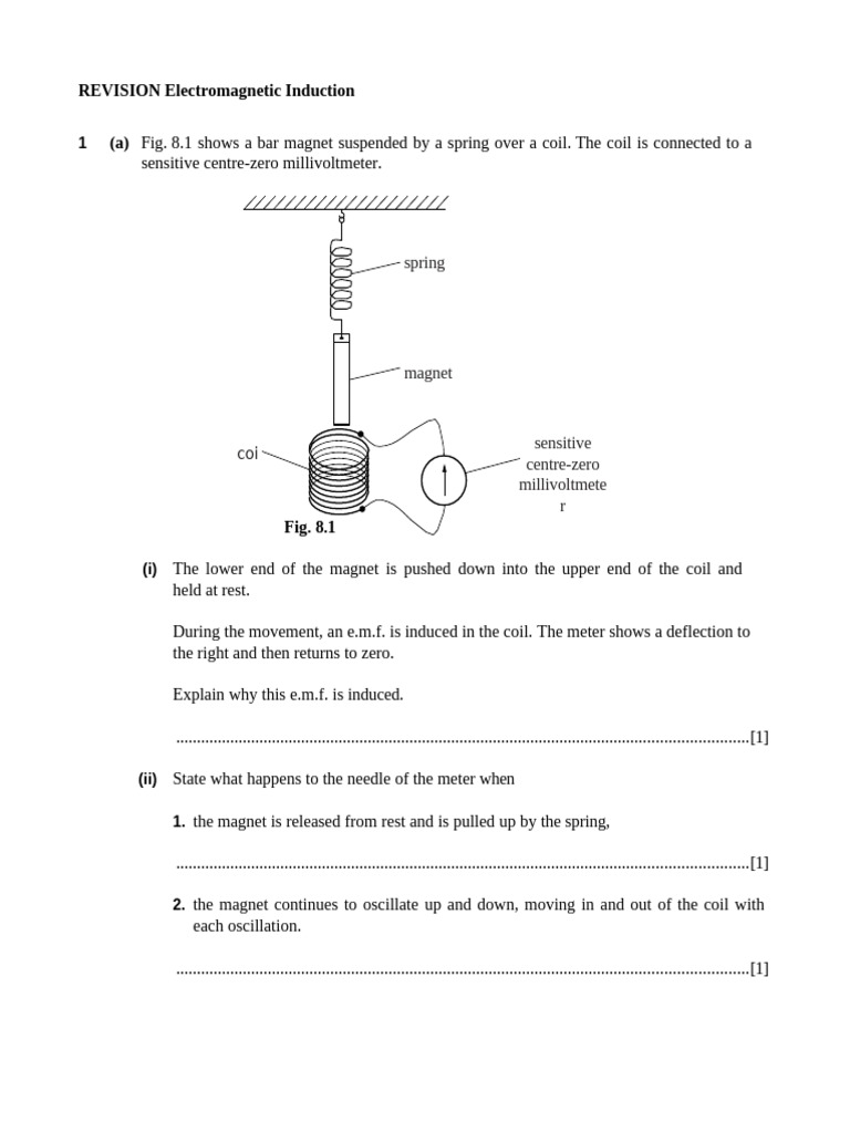 Electromagnetic Induction Explained | PDF | Magnet | Inductor