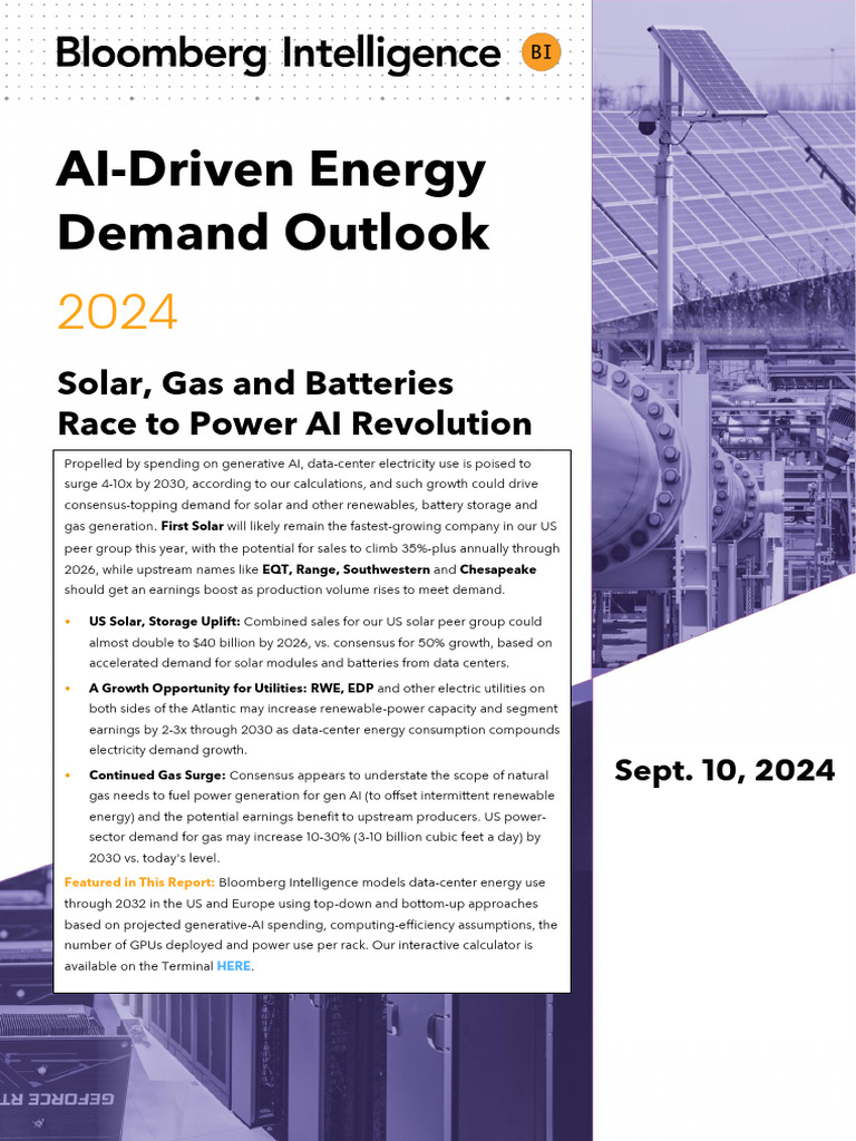 Bloomberg Intelligence AI Energy Demand Deep Dive | PDF | Solar Power ...