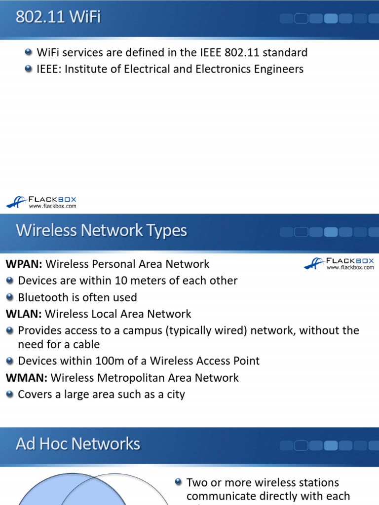 Understanding 802.11 WiFi Standards | PDF