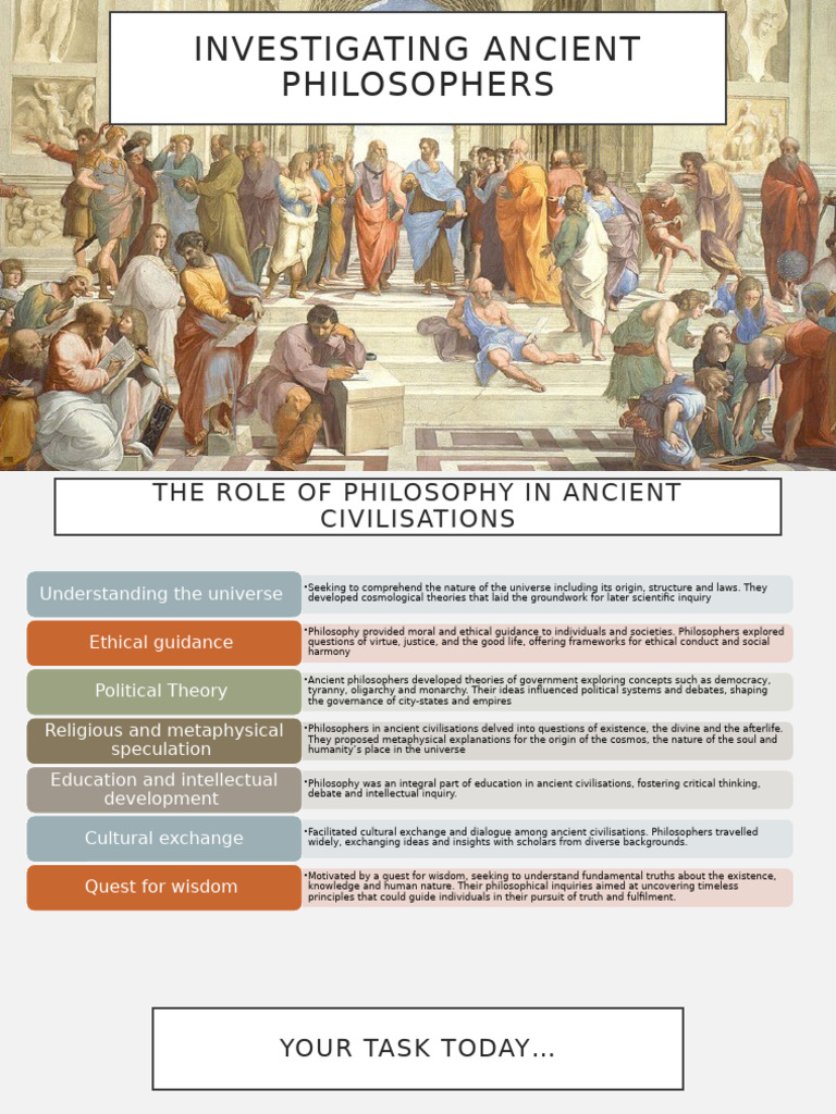Ancient Philosophers and Their Impact | PDF | Wisdom | Liberal Arts ...